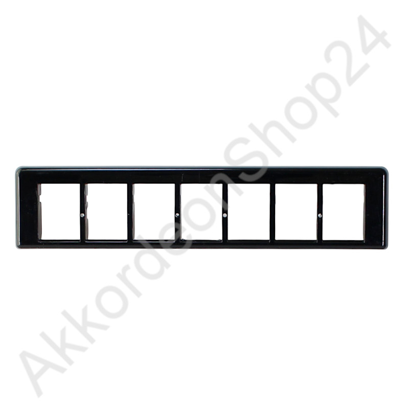 Accordion Treble register cover - 7 registers - unprinted