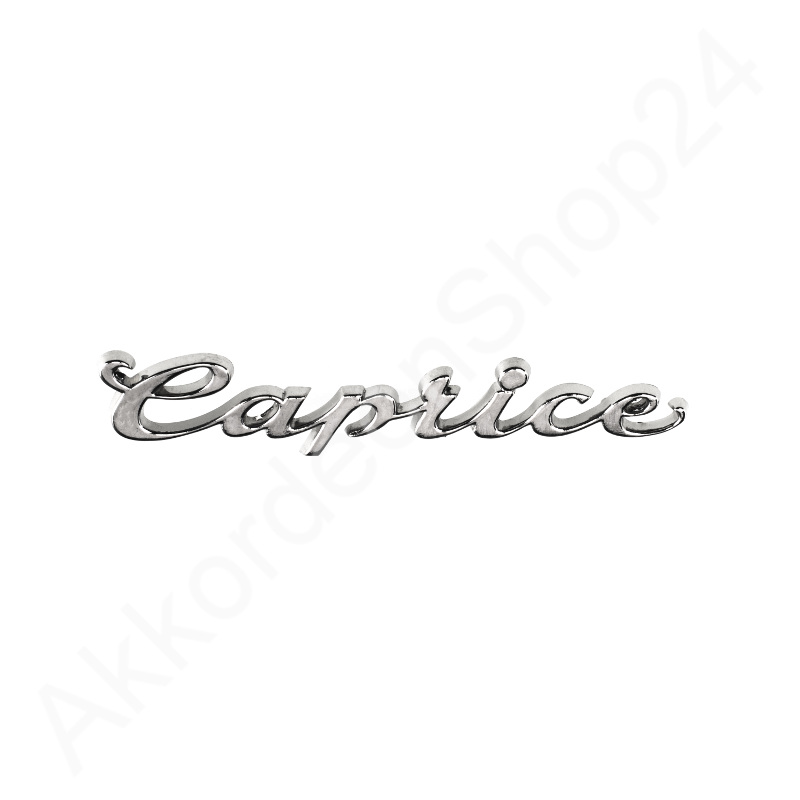 Accordion Lettering - subtitle "Caprice" plast galvanized