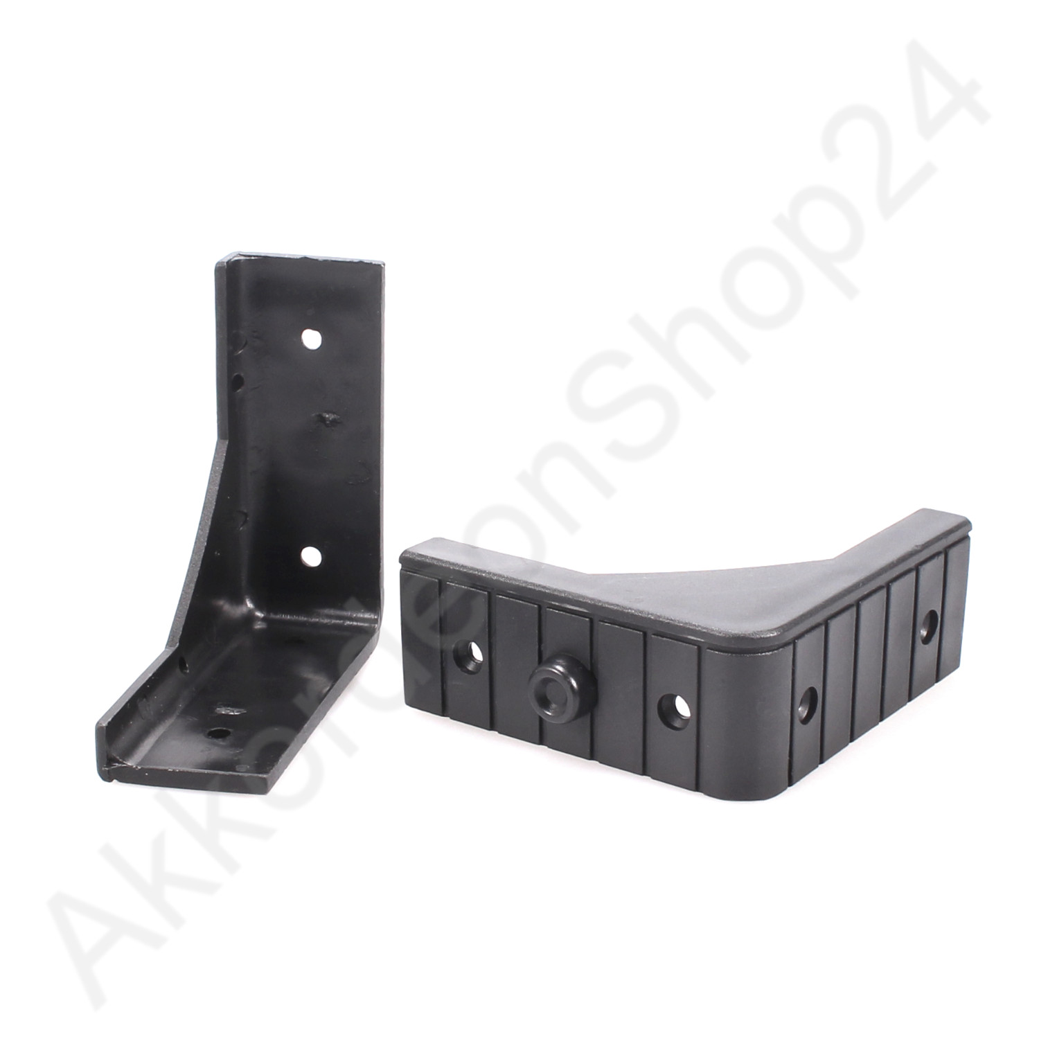 Suitcase corner with foot left side 65mm